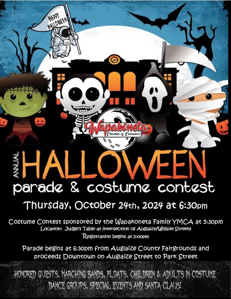 Halloween Parade Sign Up – Wapakoneta Area Chamber of Commerce